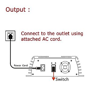 Y&H 1400W Grid Tie Inverter Stackable MPPT Pure Sine Wave DC30-45V Solar Input AC110/120V Power Output fit for 24V 36V PV Panel【Voc34-46V】