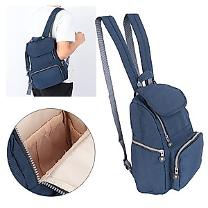 01 02 015 Diaper Bag, Waterproof Lightweight Size Diaper Bag Backpack Fashionable Diaper Bag Durable Wear‑resistant for Milk Powder Cans