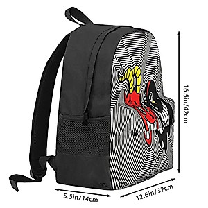 Lil Darkie Adult Backpack Waterproof Travel Backpack Laptop Bagpack Outdoor Adventure Bag