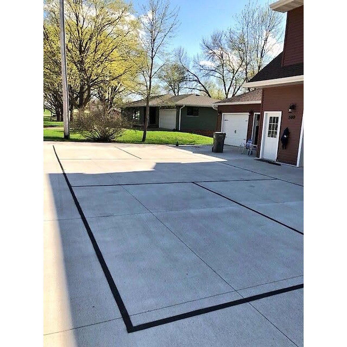 Ronan Sports Pickleball Regulation Cardboard Stencil Kit for Concrete & Asphalt Courts | Made in The USA | Great Gifts for Dads | Summer Time Fun for Families | Black Paint Included