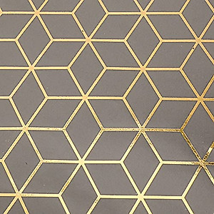 Qpout 3 Sheets Gift Wrapping Paper, 27.6x19.7 inch Kraft Wrapping Paper, Black White Gray Design, for Birthday Baby Shower Wedding Mother's Day Father's Day Christmas New Year Gifts Wrapping