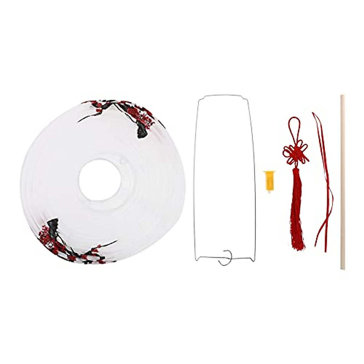 BESTOYARD ser of 8 Chinese Paper Lanterns Japanese Lanterns lamp Japanese Lanterns Outdoor Chinese Lanterns to Release in Sky with Light for