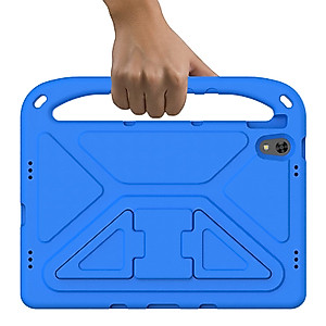 XunyLyee Kids Case for Lenovo Tab P11 Plus (11 Inch), EVA Shockproof Handle Light Weight Stand Cover for Lenovo Tab P11 Plus TB-J616F/ P11 TB-J606F, Blue