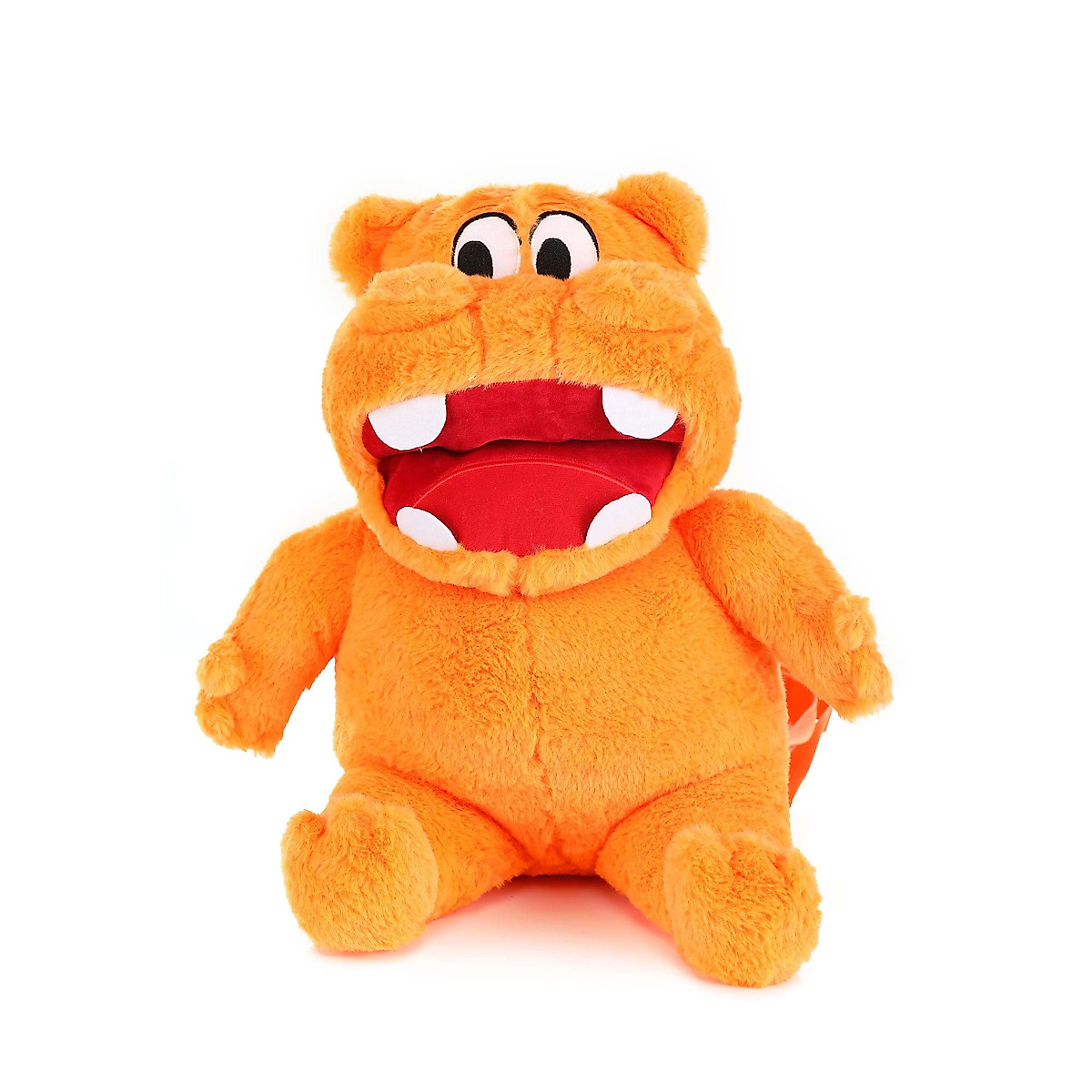Orange Plush Backpack Hungry Hippos Standard
