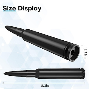 Tecreddy Universal Bullet Antenna Car Vehicle Replacement Antenna Compatible with Ford F150 F250 F350 Super Duty Raptor Dodge RAM 1500 2500 3500, Black