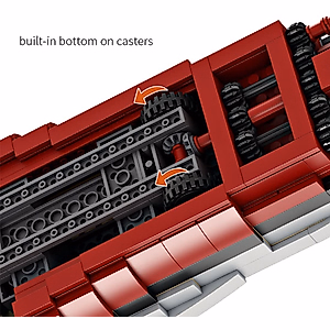 FULHOLPE Bismarck Class Battleship Building Blocks Set, MOC Military Warship Model Bricks Construction Toy Compatible with Major Brands - 2081 Pieces