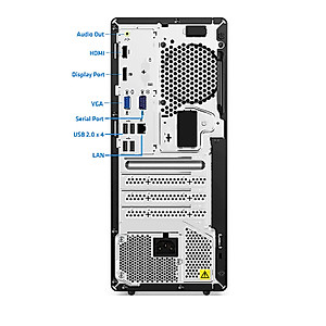 Lenovo V50t Gen 2 Business Tower Desktop, Intel Core i5-10400 Processor, 32GB DDR4 RAM, 1TB SSD, Windows 11 Pro, DVD-RW, Display Port, HDMI, RJ-45, Wi-Fi, Windows 11 Pro