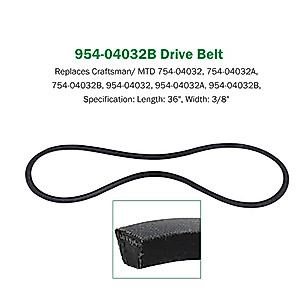 POSFLAG 753-0613 Snowblower Auger Kit with 731-1033 Sheave Plate 954-0101A Drive Belt 954-04032B Drive Belt 946-0910A Clutch Cable Replaces 721-0287, 731-0780, 931-0782A for MTD Snowblower Parts