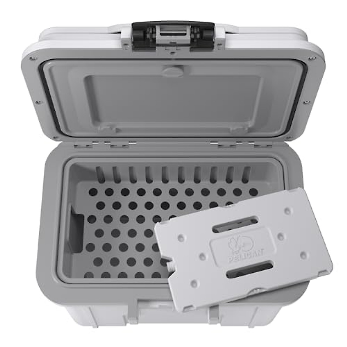 Pelican 8 Quart Personal Lunch Box Cooler (White/Gray)