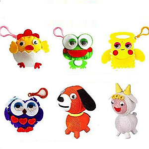 Vanteexpro Craft Googly Wiggle Eyes with Self Adhesive, 1000pcs Mix Size and Colored Googly Eyes with Eyelashes