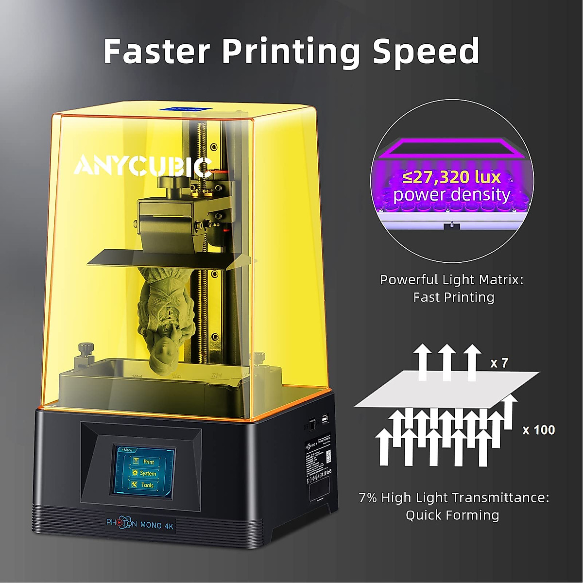 ANYCUBIC LCD 3D Printer (Photon Mono 4K)