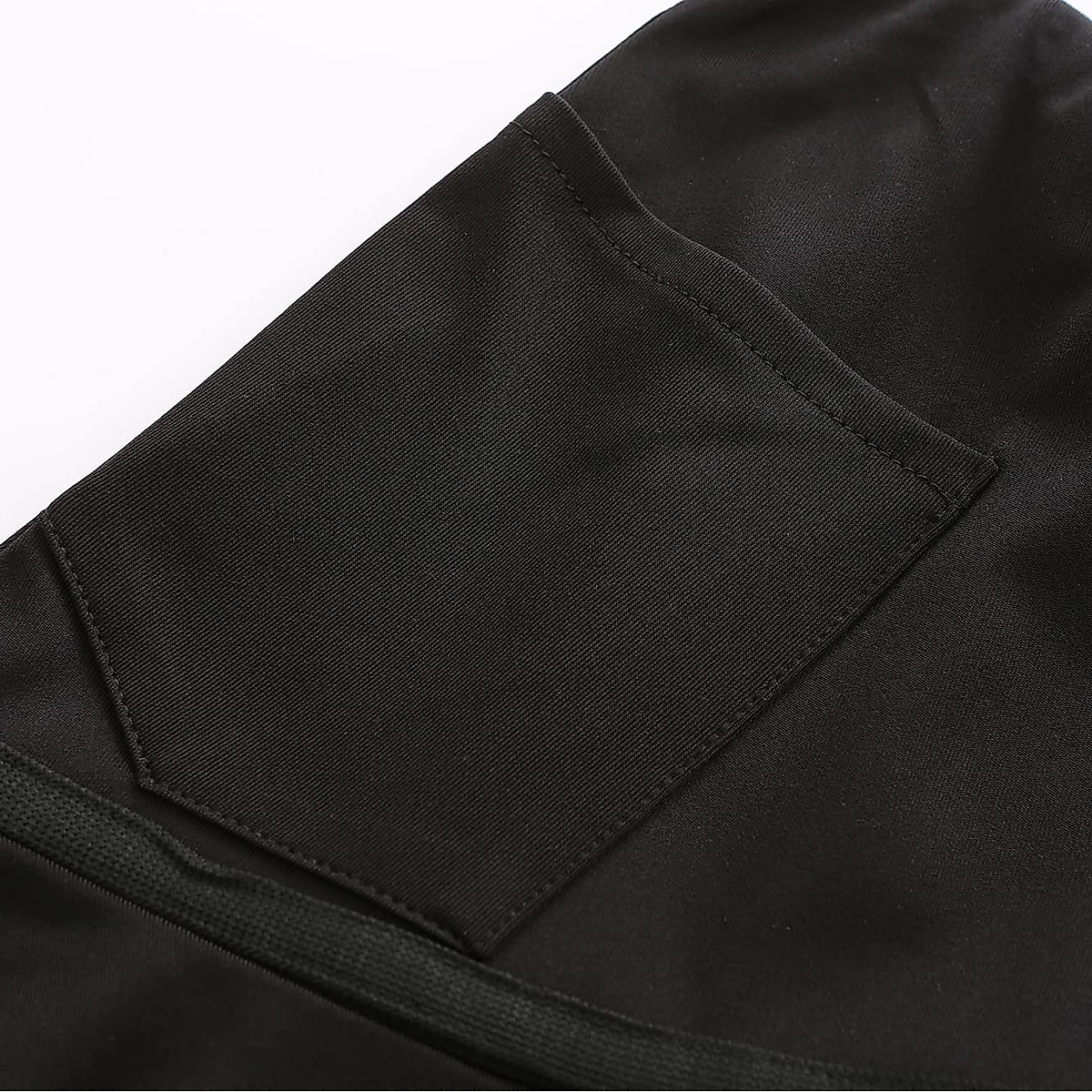 GRANDWISH Girls Sport Skort, Girls Athletic Performance Skort for Golf, Tennis, Running, Black 10