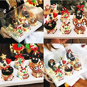 Christmas Sprinkles Mix size eyeball 130g/ 4.6oz Baking Edible Christmas Cake Decorations Cupcake Toppers Cookie Decorating Ice Cream Toppings Celebrations