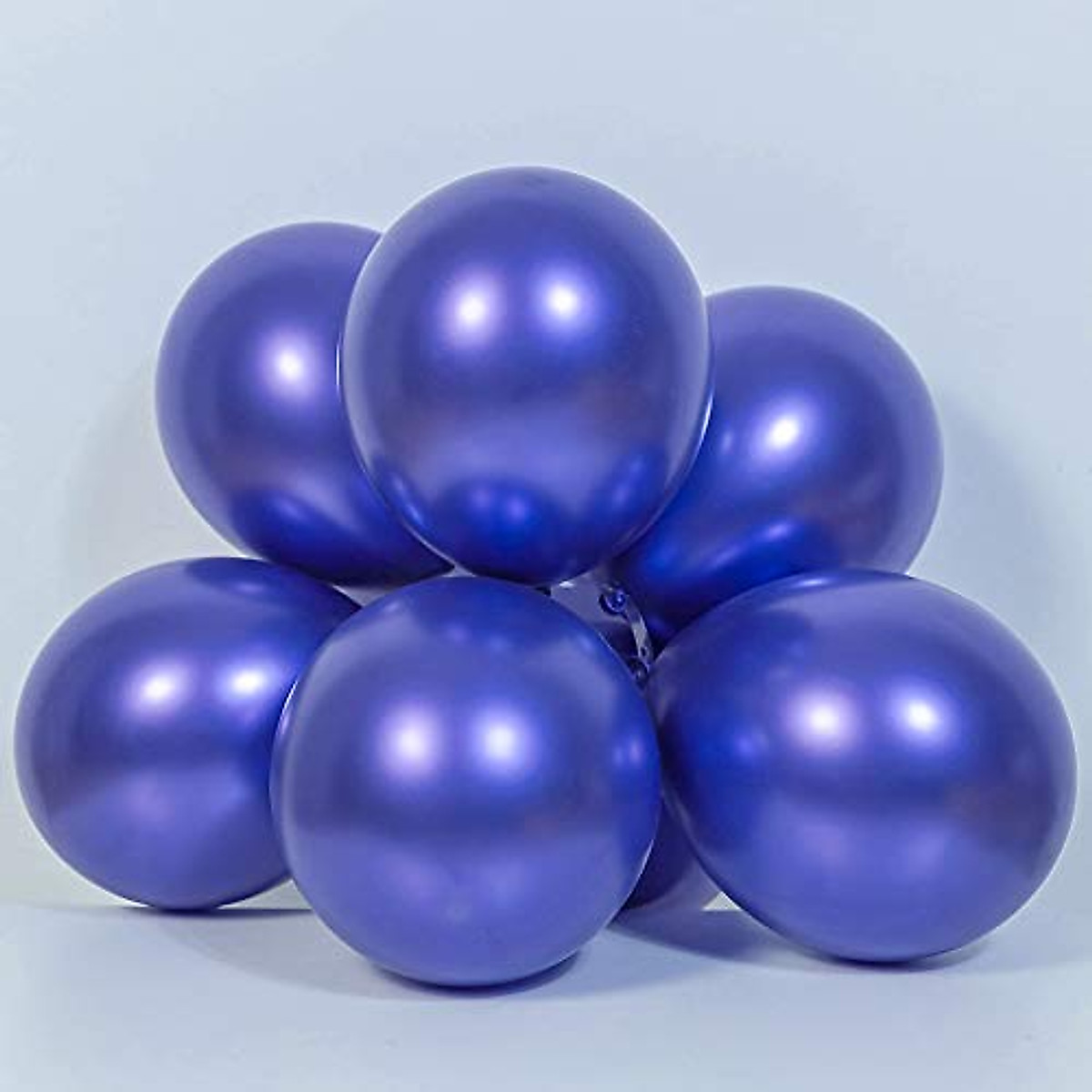 Navy Blue Balloon Kit 18In 12In 5In Sliver Balloon Arch Garland For Festival Picnic Family Engagement, Wedding, Birthday Party, Blue Theme Anniversary Celebration Decoration (Bule 135pcs)