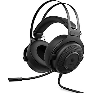 HP OMEN Blast Headset | Gaming Headset with Retractable, Noise Canceling Microphone and 7.1 Surround Sound | Multi-Compatible Xbox One, PS4, and PC Headset | USB Headset | (1A858AA)