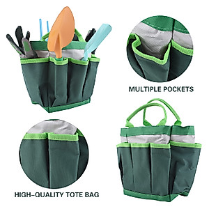 JOYIN Kids Gardening Tool Set Toy Includes Watering Can and Planter, Sun Hat, Gloves, Apron and Kids Gardening Kit Like Shovel, Rake and Trowel, Outdoor Play Gardening Gifts (Dinosaur)