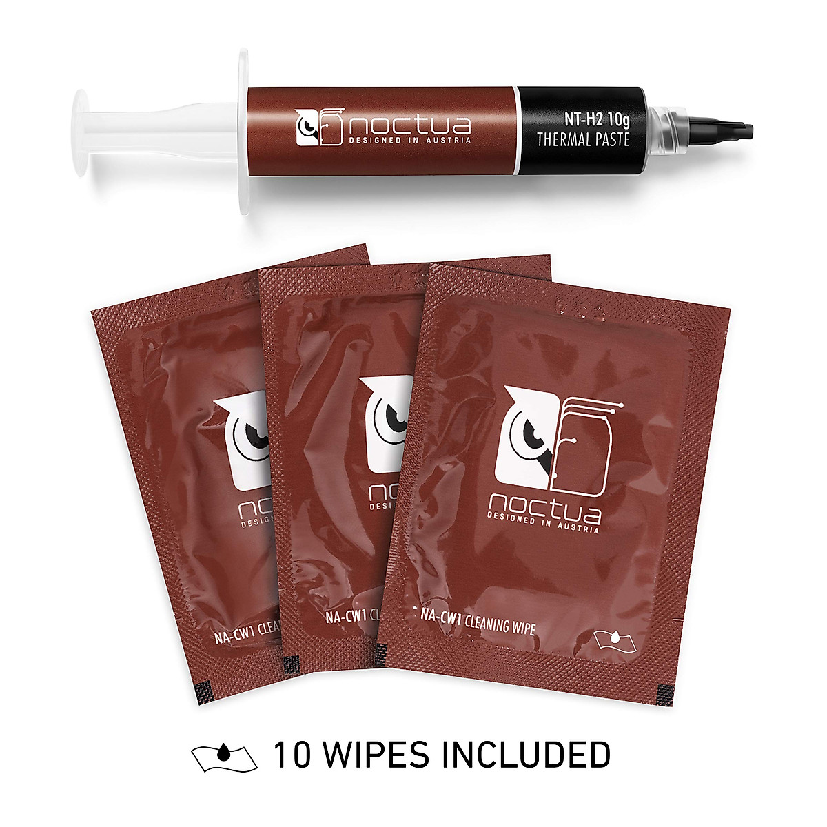 Noctua NT-H2 10g, Thermal Computer Paste incl. 10 Cleaning Wipes (10g)