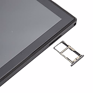 ciciglow 10.1in Table PC, WiFi Tablet Octa Core Chip 4G RAM 128G ROM, 2.4G 5G Dual SIM Dual Standby 7000mAh Battery Gold Tablet with Dual Speakers (US Plug)