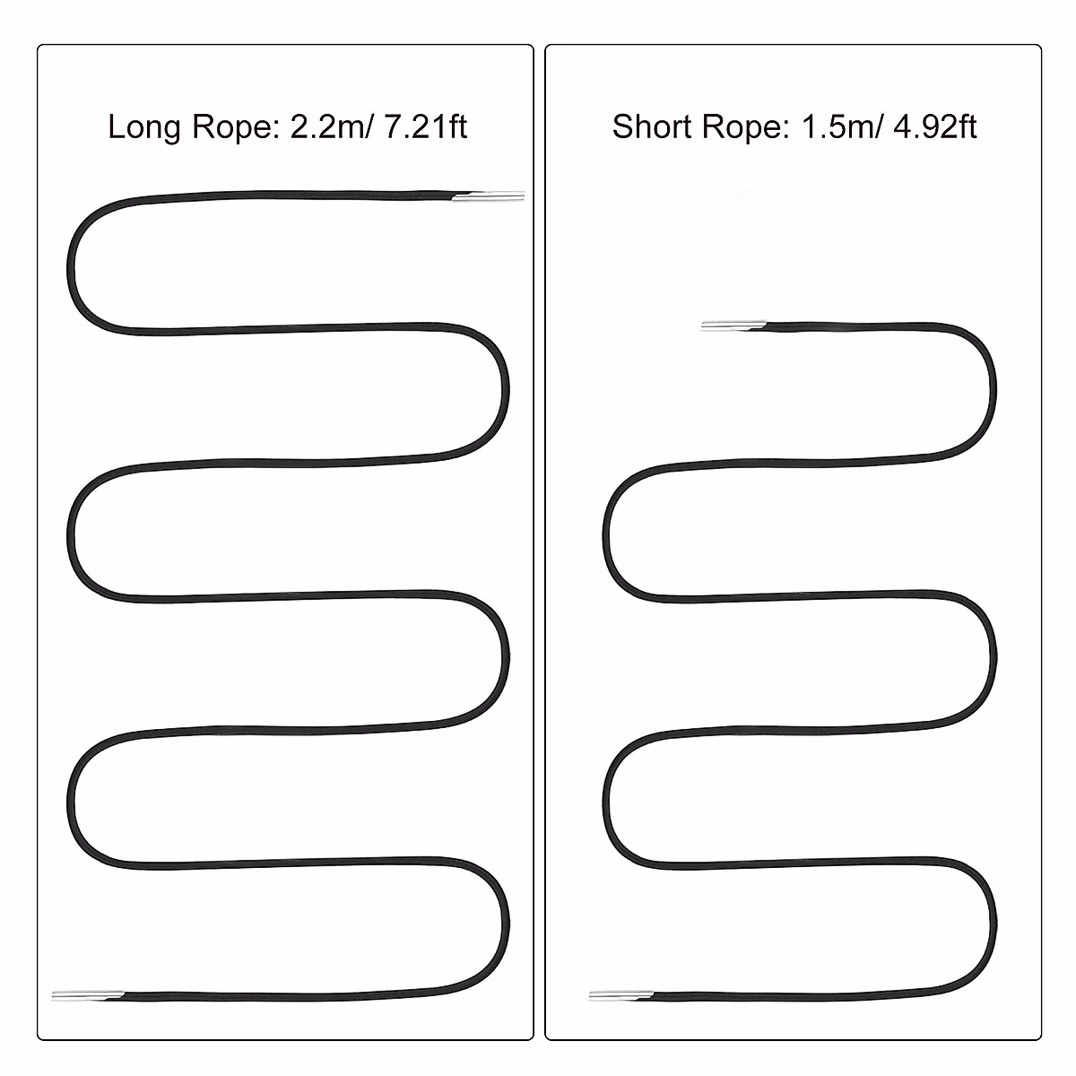 Keten Universal Replacement Cords for Zero Gravity Chair(4 Cords), Replacement Laces for Zero Gravity Chairs, Zero Gravity Recliner Repair Tool for Lounge Chair, Bungee Chair(Black)