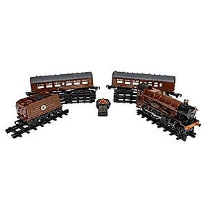 Lionel Battery-Operated Hogwarts Express Toy Train Set with Locomotive, Train Cars, Track & Remote with Authentic Train Sounds, & Lights for Kids 4+