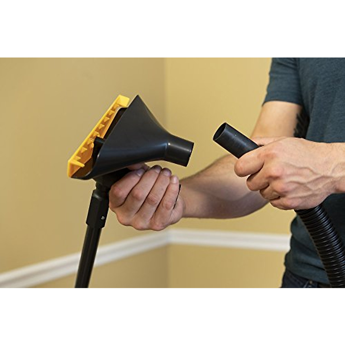 POP EEZE Popeeze Popcorn Ceiling Scraper Tool - Shop Vacuum Attachment for Removal and Repair of Acoustic Ceiling Texture Without Bag or Mess