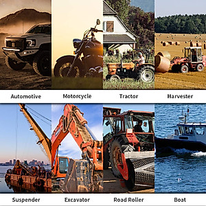 UTOOL Grease Gun, 8000 PSI Heavy Duty Pistol Grip Grease Gun Kit, 14 oz Load, 18 Inch Resin Flex Hose, 2 Basic Coupler, 2 Extension Rigid Pipe and 1 Sharp Type Nozzle