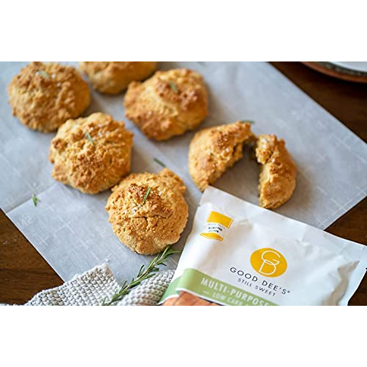 Good Dees Low Carb Baking Mix, Multi-Purpose Keto Bread Mix, Keto Baking Mix, Gluten Free, No Sugar Added, Grain-Free, Dairy-Free, Diabetic (2g Net Carbs, 12 Servings)