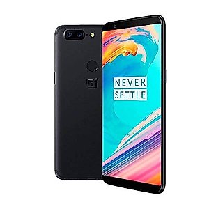 OnePlus 5T A5010 128GB Midnight Black, Dual Sim, 6.01", 8GB RAM, GSM Unlocked International Model, No Warranty