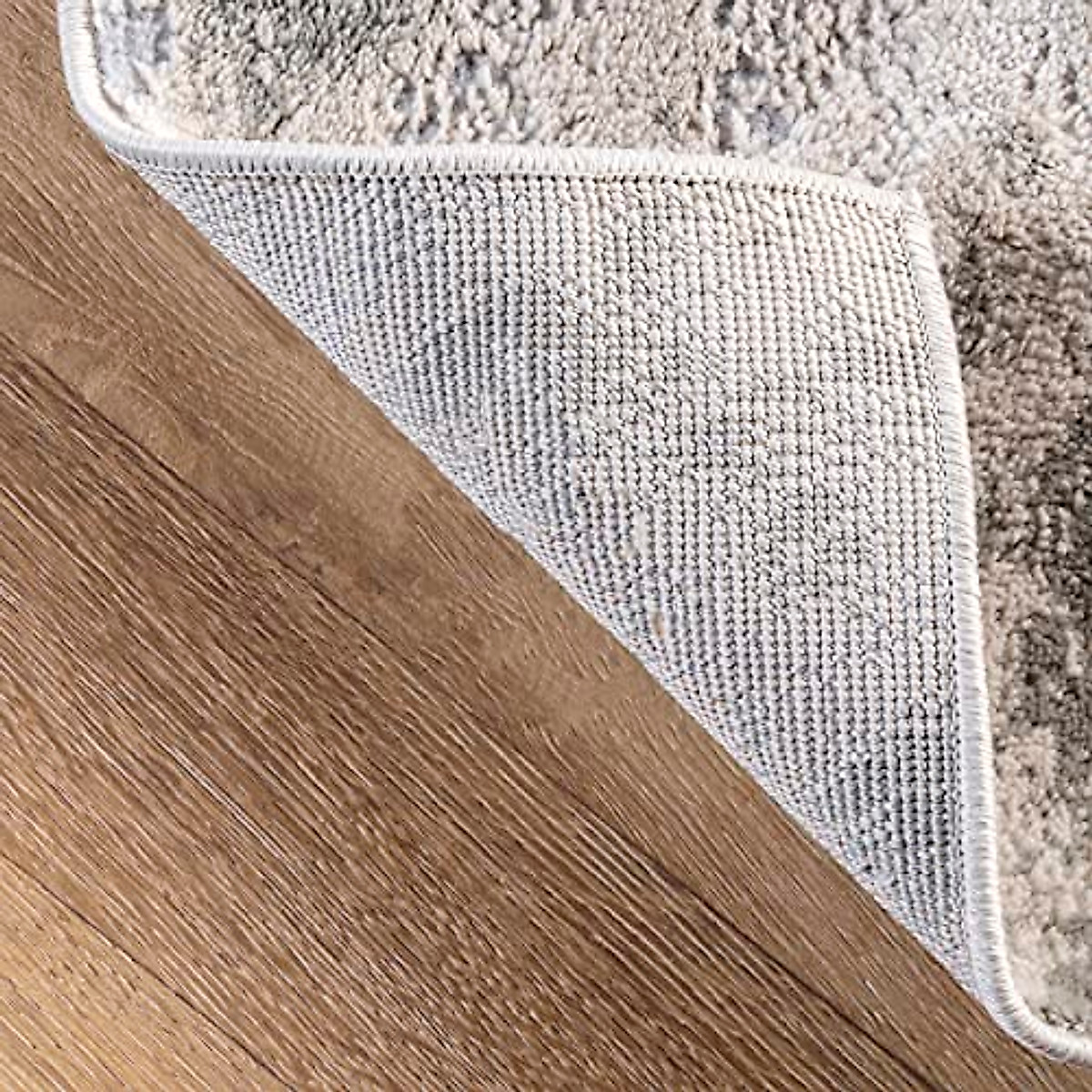 nuLOOM Cyn Contemporary Abstract Area Rug, 4x6, Silver