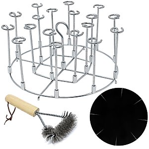 Air Fryer Rack Skewer Stand Compatible with Instant Pot Duo Crisp 8qt, Ninja 4qt AF100, Ninja Max XL AF161, Ninja Foodi Pressure Cooker +More, Kabob Airfryer Accessories Stainless Steel by INFRAOVENS