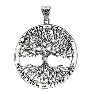 Moonlight Mysteries Sterling Silver Tree of Life Pendant