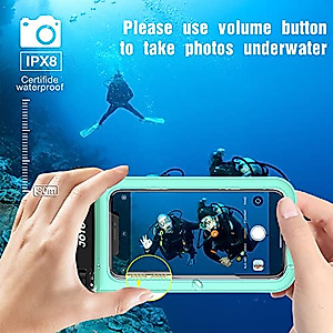 JOTO Waterproof Phone Case Holder Pouch Bundle with 2 Pack Floating Wrist Strap for Waterproof Camera