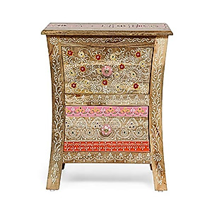 Christopher Knight Home 313646 NIGHTSTAND, 13.25 in x 19 in x 24 in, Natural
