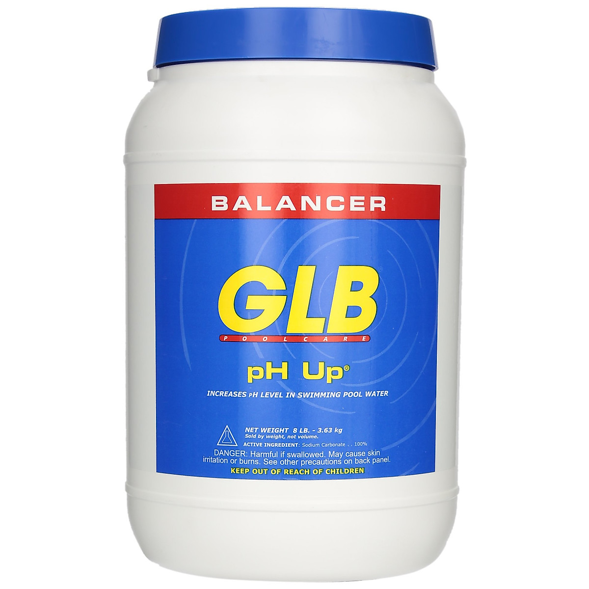 GLB Pool and Spa Products 71249 8-Pound pH Up Pool Water Balancer
