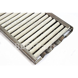 Hongso 9.5" Long Grill Ceramic Rods Replacement for DCS Grill 30 36 48 Inch Gas Grills (bga/Bgb/Bgc Series) CR123-18 18-Pk