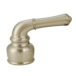 Trim Kit for 2-handle Shower Valve, Fit Delta Washerless Shower, Brushed Nickel Finish -By Plumb USA 38824