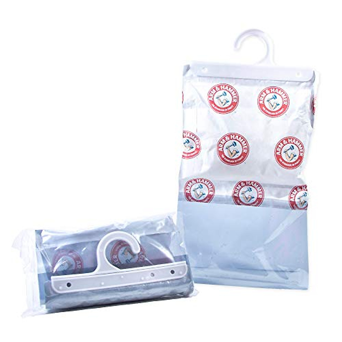 Arm & Hammer Clean Burst Hanging Moisture Absorber and Odor Eliminator - 2 Pack - Traps Moisture for Fresher, Cleaner Air