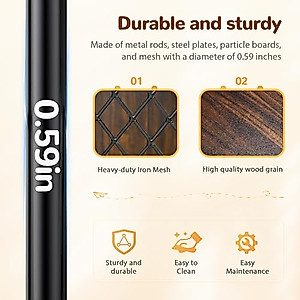 BOEASTER Corner Dog Crate Furniture, Wooden Dog Kennel End Table with Door Furniture Style Dog House Pet Crate Indoor Use for Small Medium Dogs