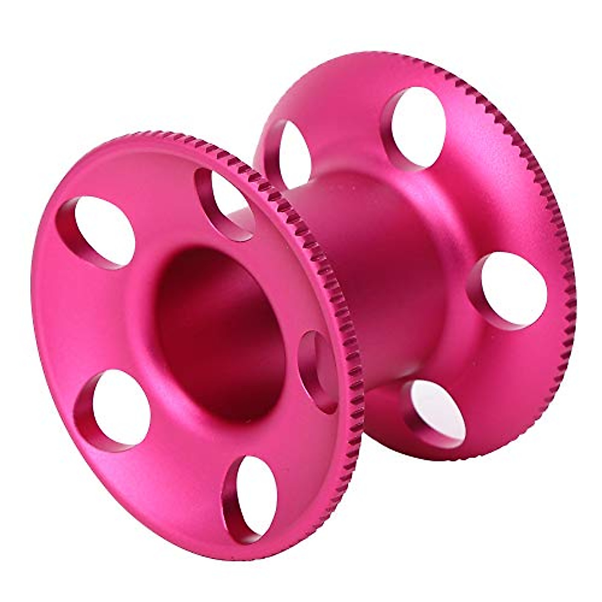 Empty Underwater Compact Size Finger Spool, Finger Spool Reel, Easy to Use Line Tool for Snorkeling Freediving(red)
