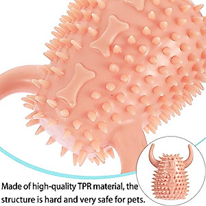 balacoo pet Teething Toys Tough Dog Toys Teething Toys for Puppies Dog Toothbrush Stick Toy Pet Chewing Toy Dog Dental Clean Toy Puppy pet Toothbrush Pet Molar Toy Tool TPR Christmas