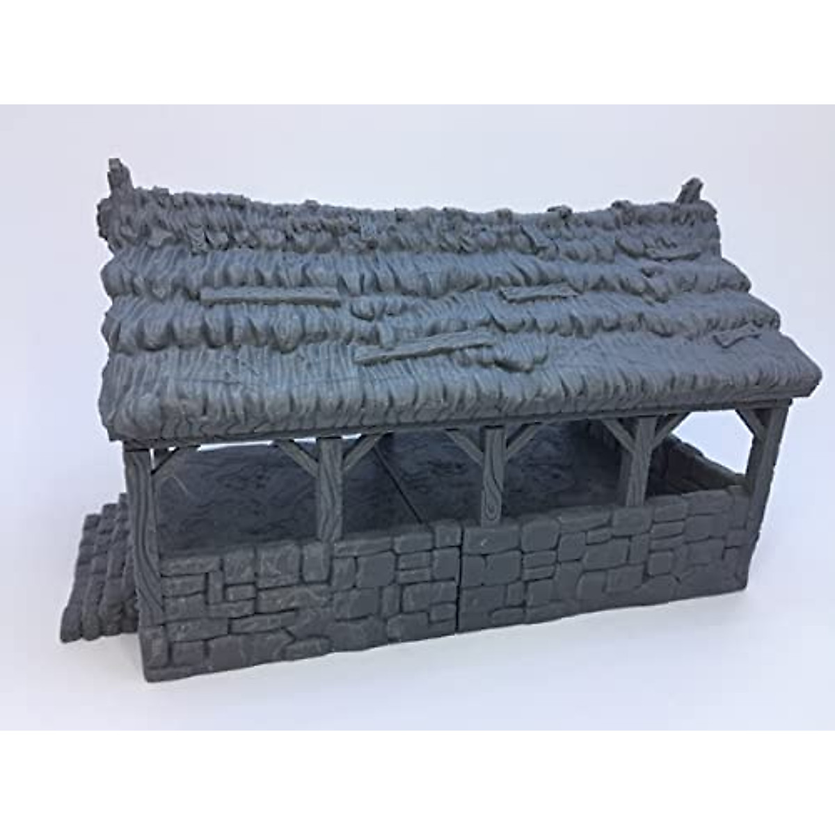 HERO Creations Lumber Mill RPG - Dungeons and Dragons - DND - Pathfinder - Diorama - Figurine Miniature (Gray/Unpainted)