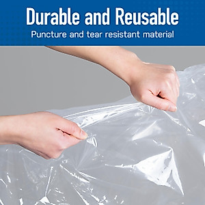 Spacesaver Vacuum Storage Bags Large 10-Pack - Vacuum Seal Bags for Clothing, Comforters, Blankets, and Bedding - 32 x 24 Inch Space Saver Bags for Travel and Home Organization with Hand Pump Included