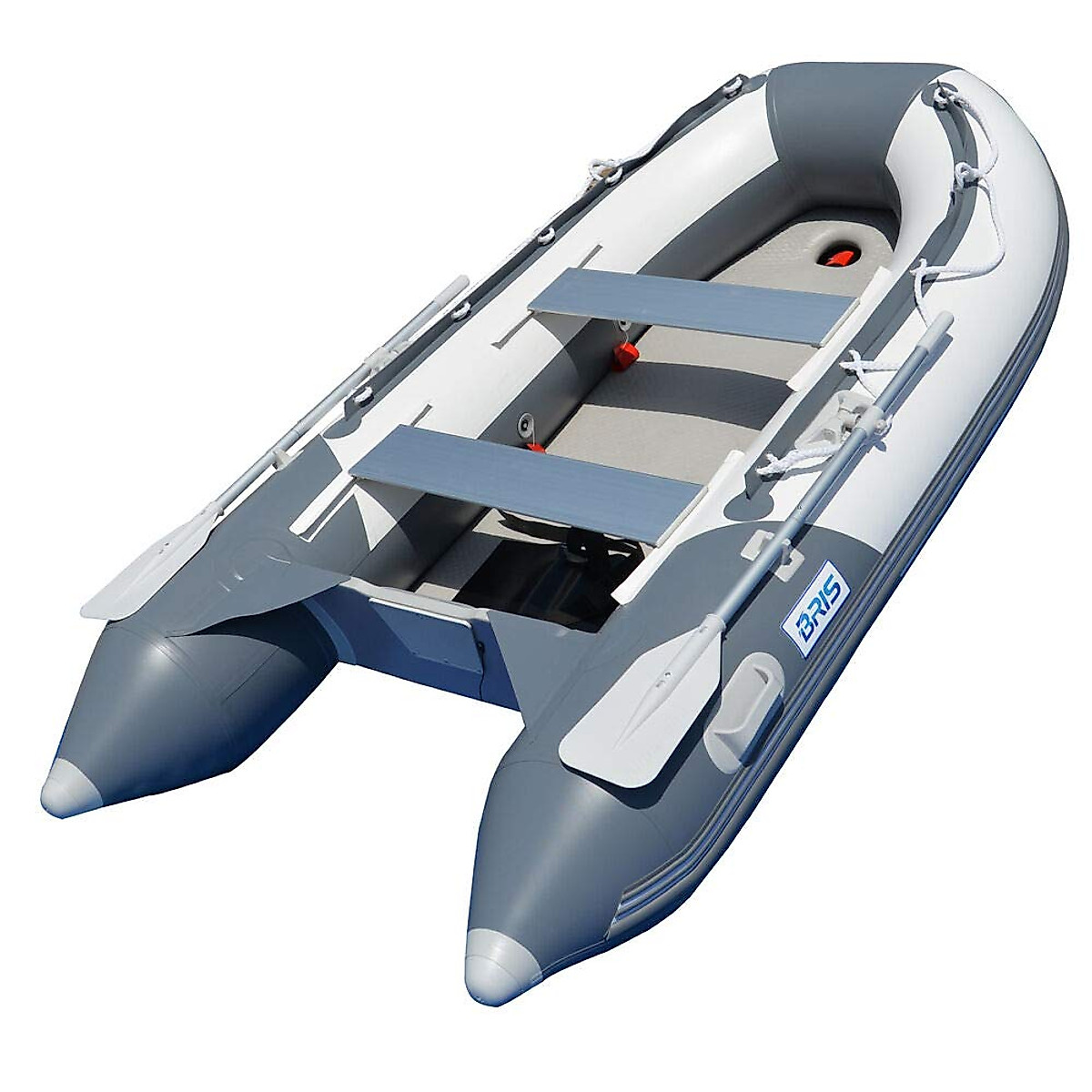 BRIS 10.8 ft Inflatable Boat Inflatable Dinghy Yacht Tender Raft with Air-Deck Floor