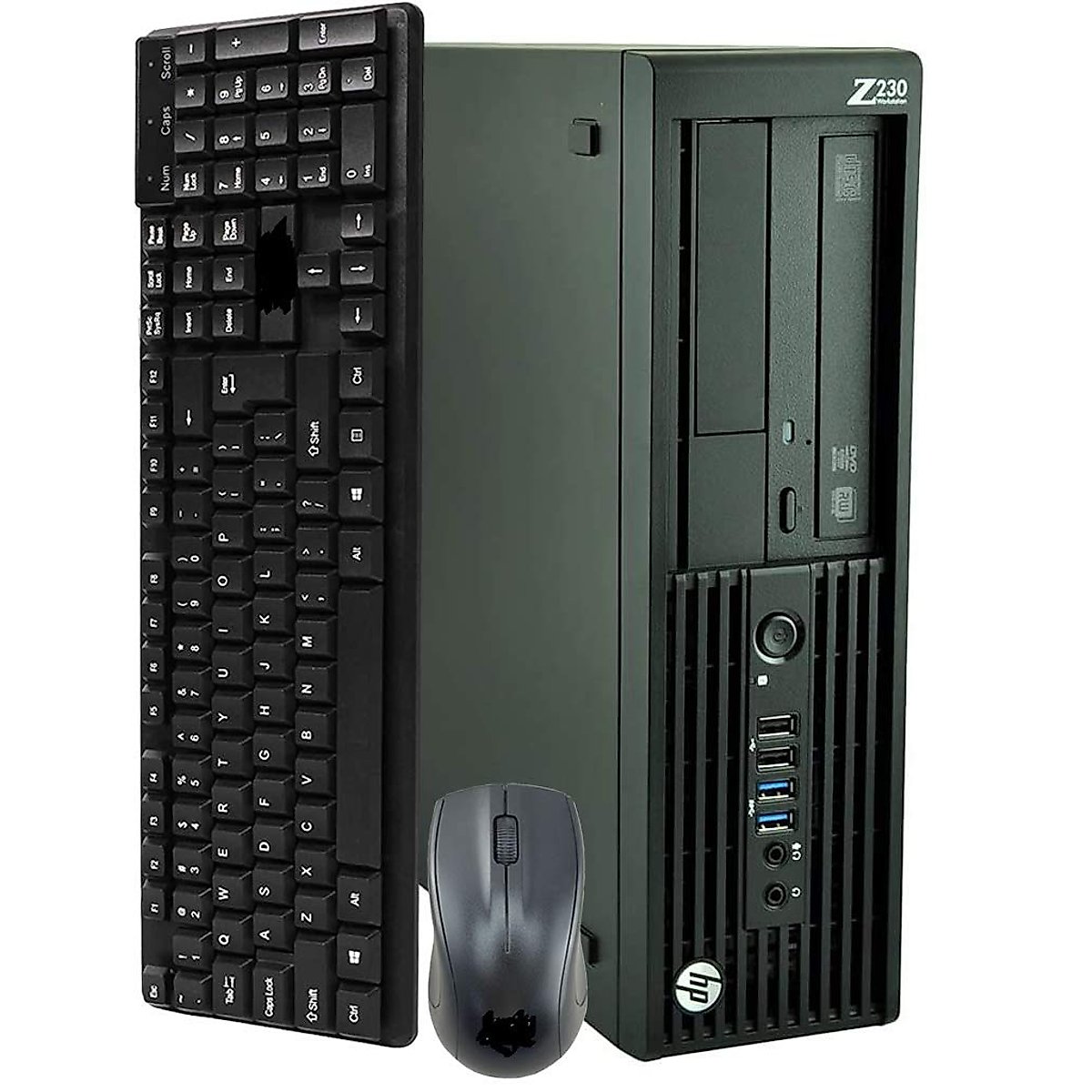 HP ProDesk Z230 SFF Computer Desktop PC, Intel Core i5 3.2GHz Processor, 16GB Ram, 128GB M.2 SSD, 1TB HDD,Wireless Keyboard & Mouse, WiFi | Bluetooth, Windows 10 Pro (Renewed)