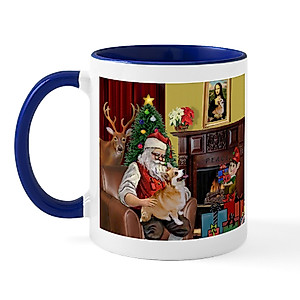 CafePress Santa's Welsh Corgi (7B) Mug Ceramic Coffee Mug, Tea Cup 11 oz