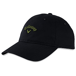 Callaway Golf 2022 Heritage Twill Adjustable Hat, Adjustable Size, White/Slate Blue Color