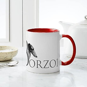 CafePress Borzoi Mug Ceramic Coffee Mug, Tea Cup 11 oz