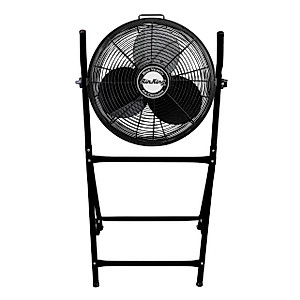 Air King 9219 18-Inch Industrial Grade High Velocity Roll-About Stand with Fan,Black