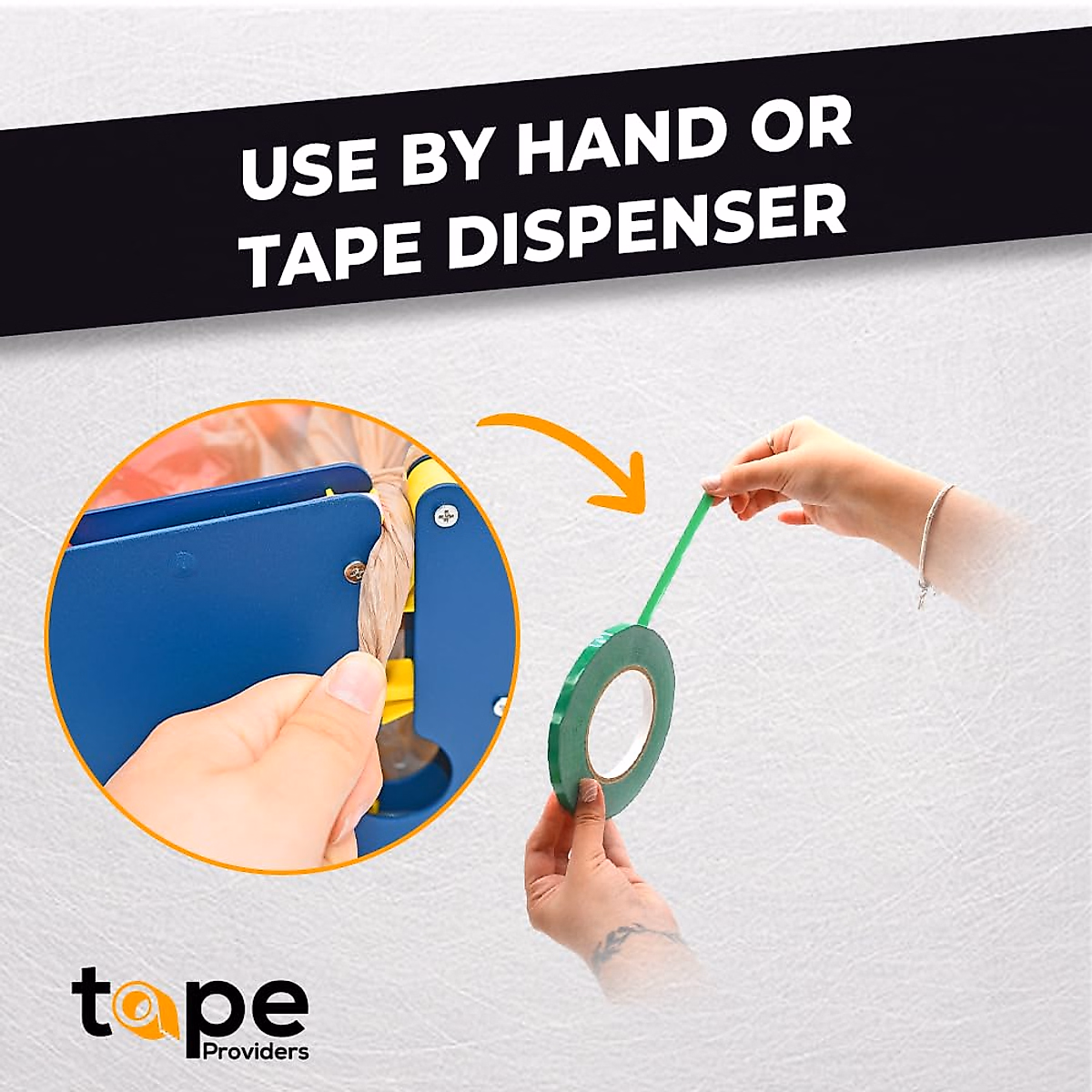 WOD BSTC24PVC Red Produce Poly Bag Sealing Tape, 3/8 inch x 180 yds. (Pack of 10) for Packaging and Sealing of Meat, Gifts, or Ice Bags