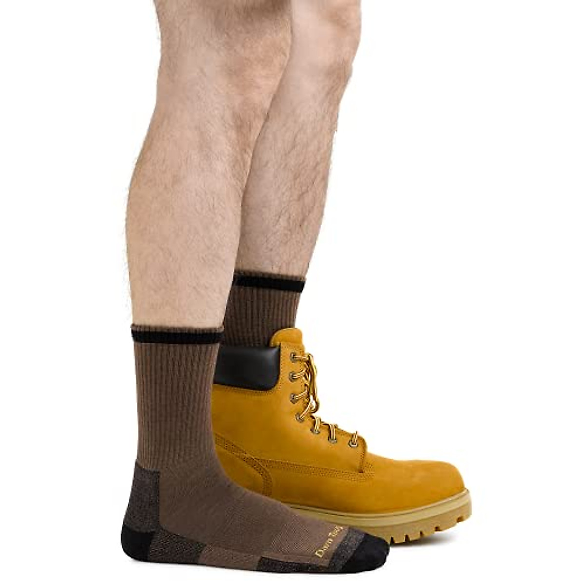 Darn Tough 2005-C-D021-06 Fred Tuttle Micro Crew Midweight with Cushion Timber X-Large